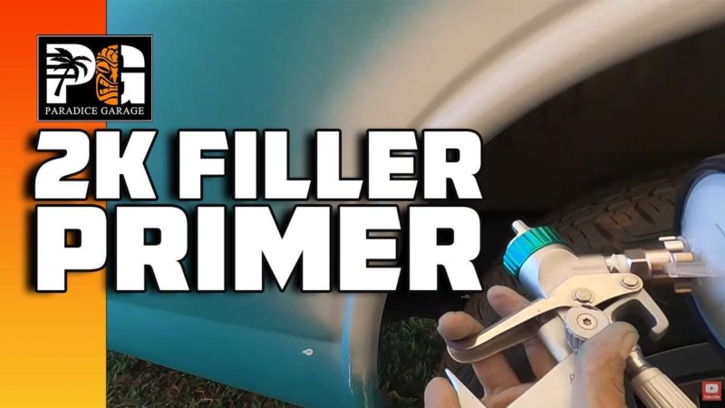How To Spray 2k Filler Primer and Apply Glaze Putty Before Single Stage!