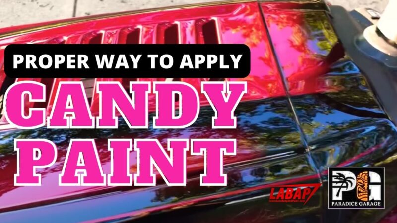 How To Spray Candy Paint On Car || Autobody Q&A