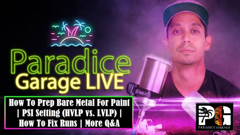How To Prep Bare Metal For Paint | PSI Settings | Fixing Runs | More Q&A