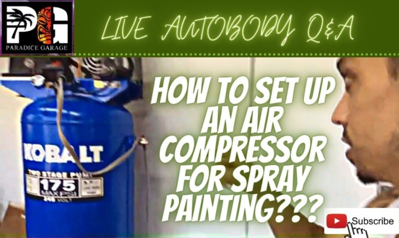 How to Setup Air Compressor For Spray Painting | Autobody Q&A
