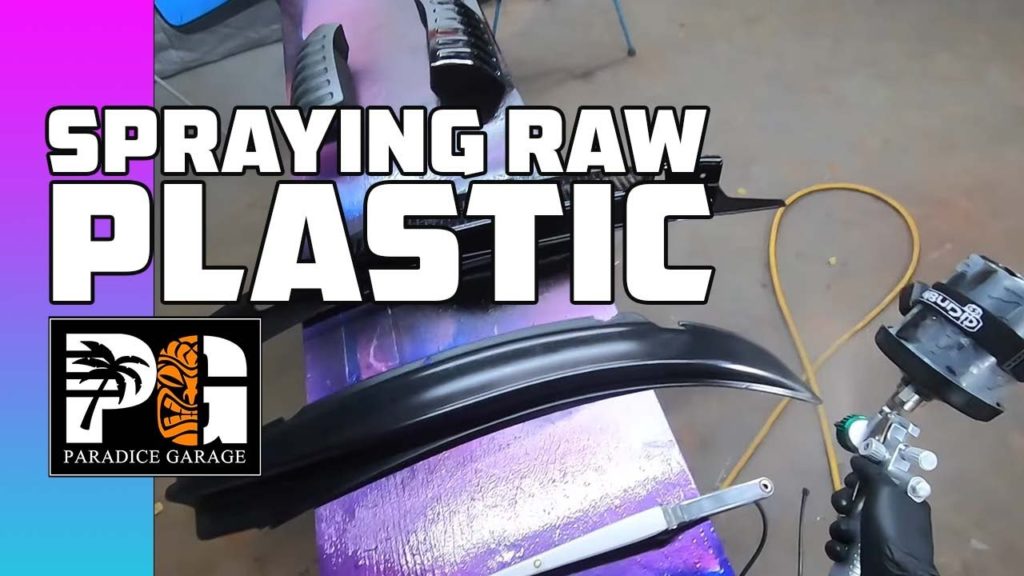 How To SPRAY Raw Plastic, Aluminum, and Steel Car Parts (Single-stage)