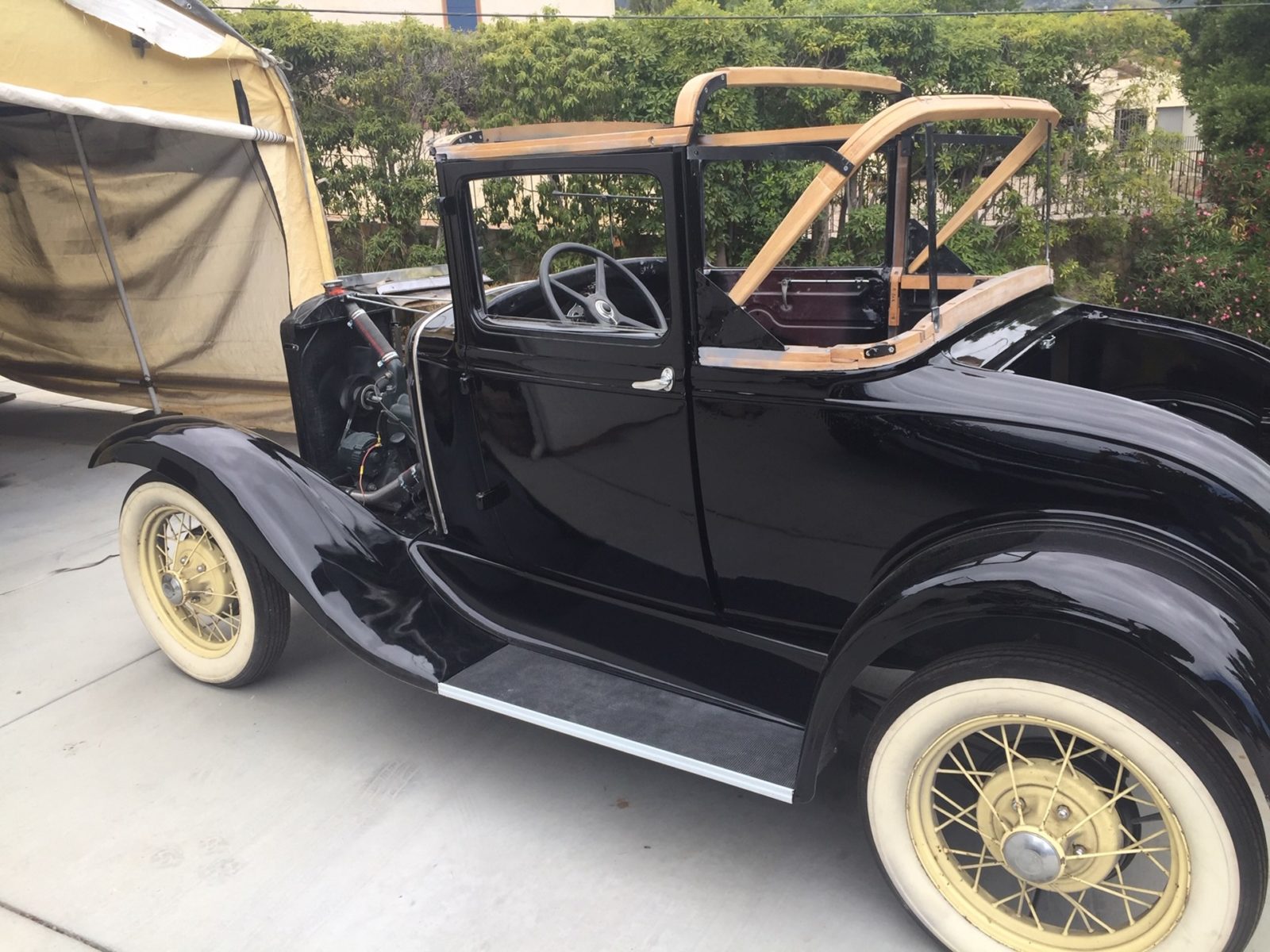 Ford Model A Single-Stage Before & After Paint Job (LABAP VIP Member)