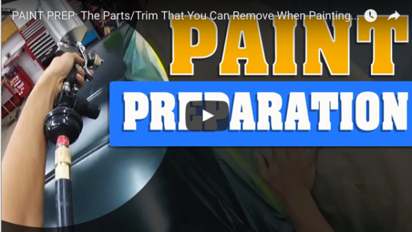 PAINT PREP: The Parts or Trim That You Can Remove When Painting Your Car